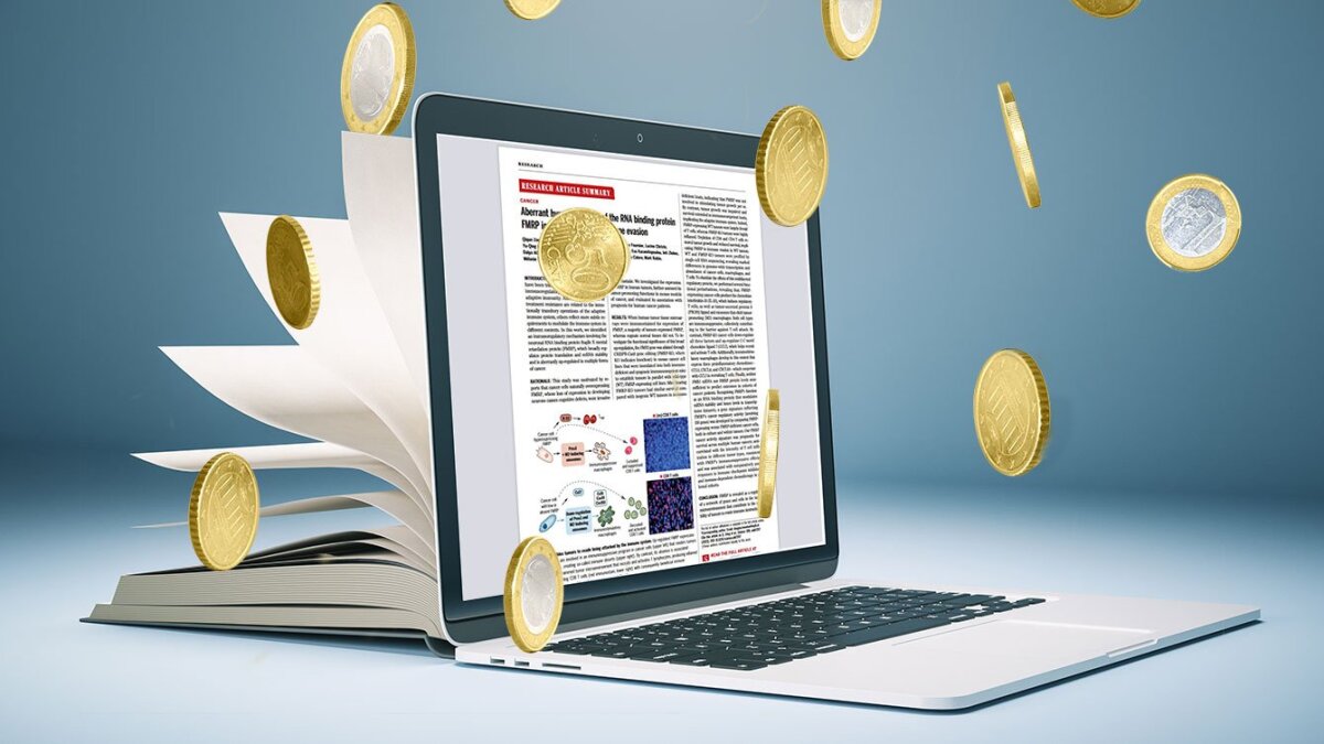 Funding of scientific articles and books